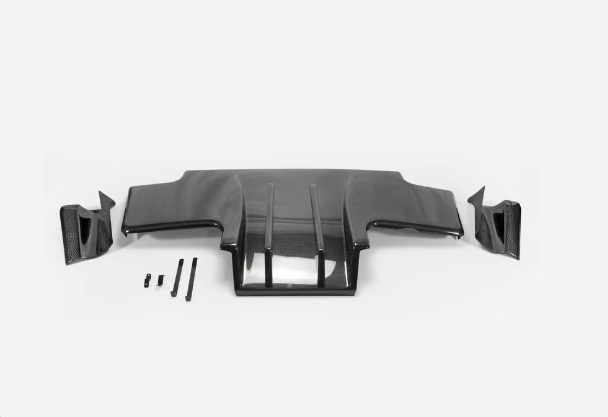 Nissan Skyline R32 GTR TS Carbon Fiber Rear Diffuser Type 2 w/ Metal F ...