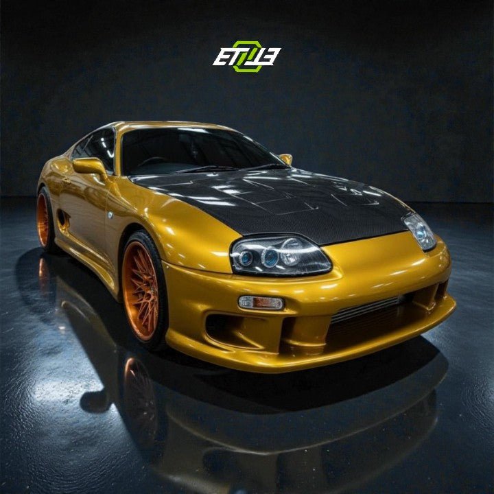 ETi Supra MKIV Top Secret Style Front Bumper - Elite Ti